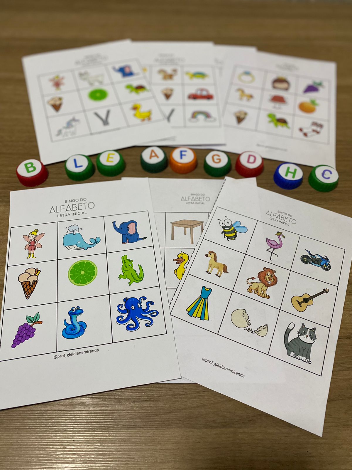 Bingo letra inicial - Gleidiane Miranda | Hotmart