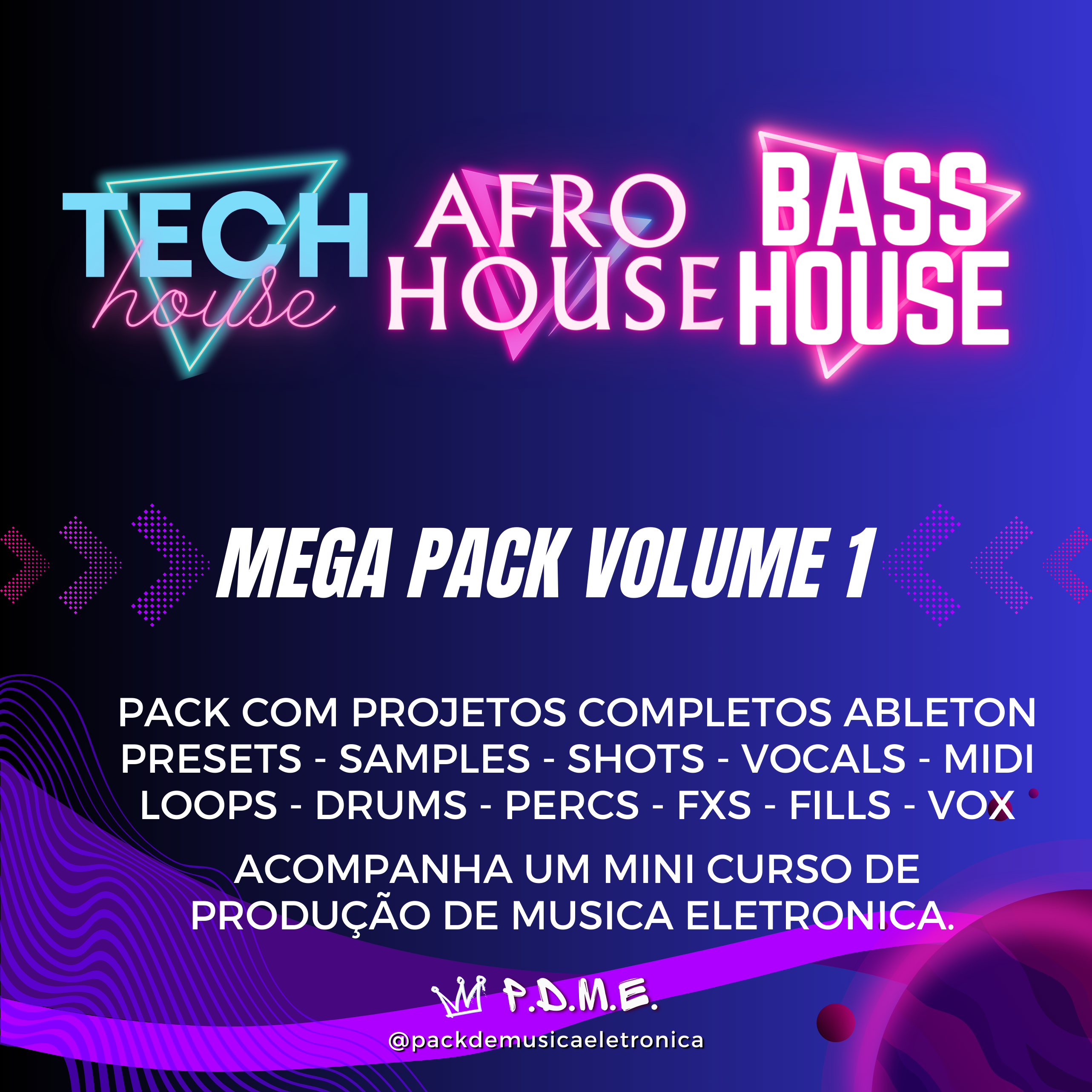 MEGA SAMPLE PACK - TECH AFRO BASS HOUSE - PDME