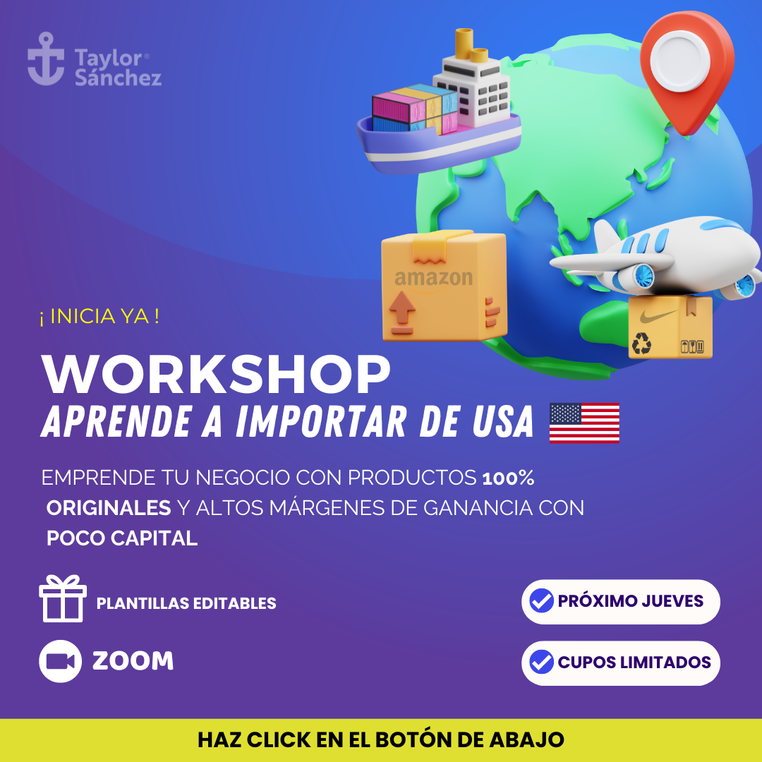 Aprende a importar de USA - Taylor sanchez | Hotmart