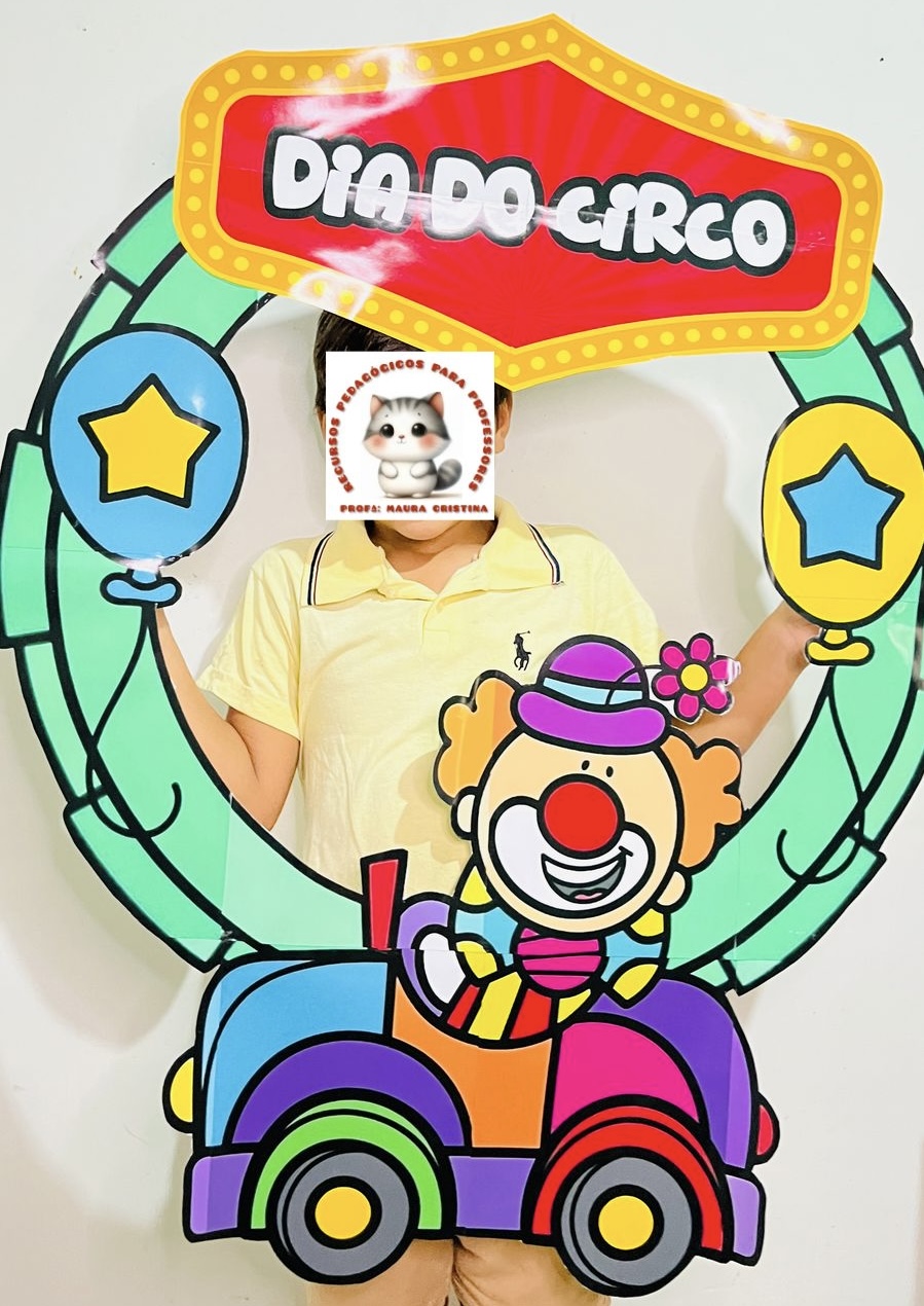 Bambolê para Fotos – Dia do Circo - Atividades Pedagógicas | Hotmart