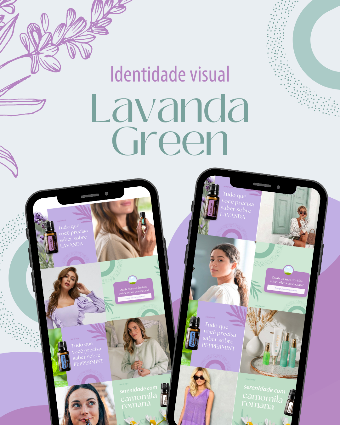 Identidade Visual Lavanda Green - Laura Costa | Hotmart