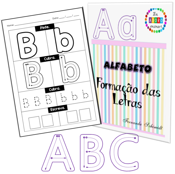 Alfabeto - Formação das Letras - Eu Adoro Ensinar | Hotmart