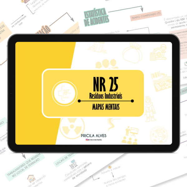 NR 25 (RESÍDUOS INDUSTRIAIS) - MAPAS MENTAIS - Pricila Alves | Hotmart