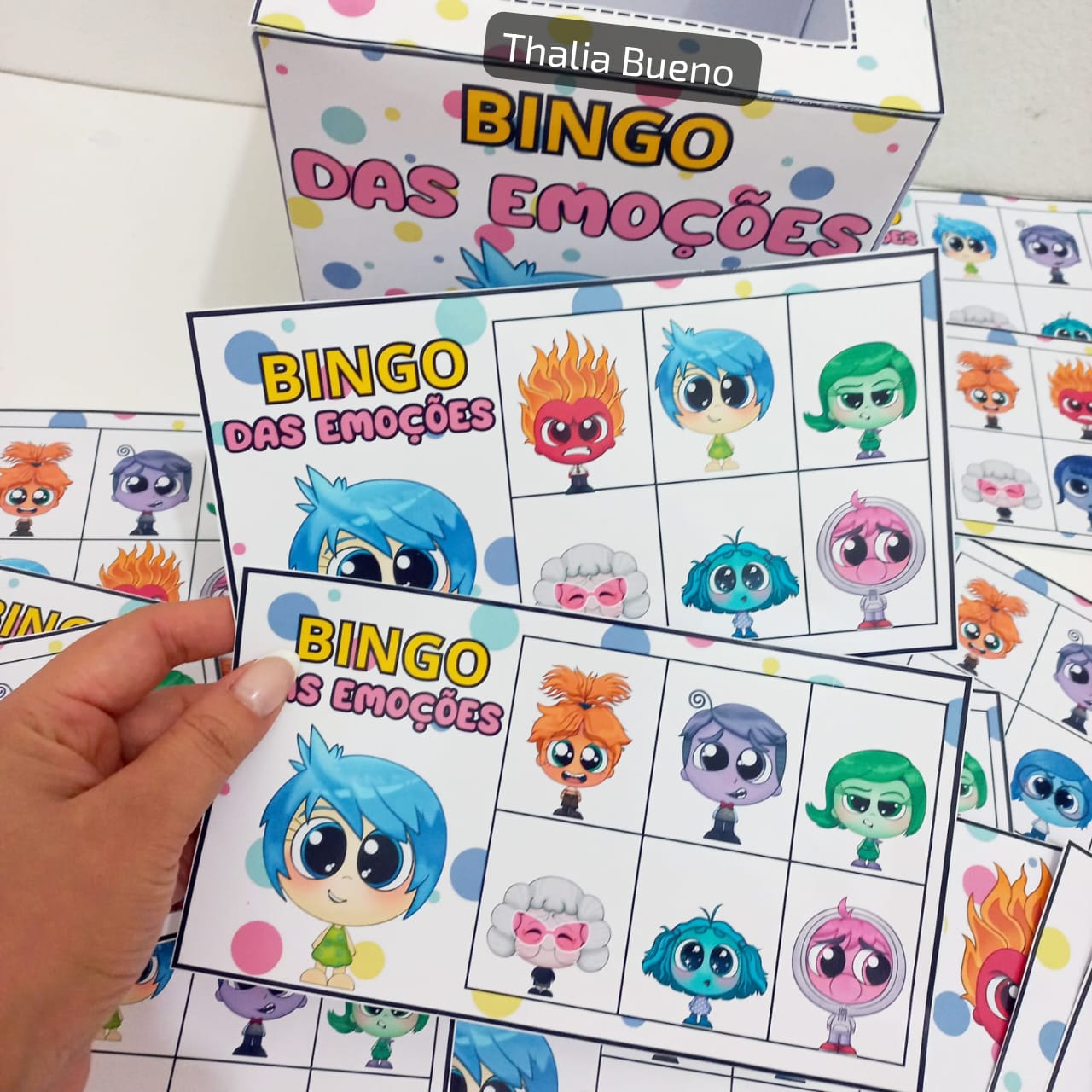 Bingo das emoções - Thalia | Hotmart