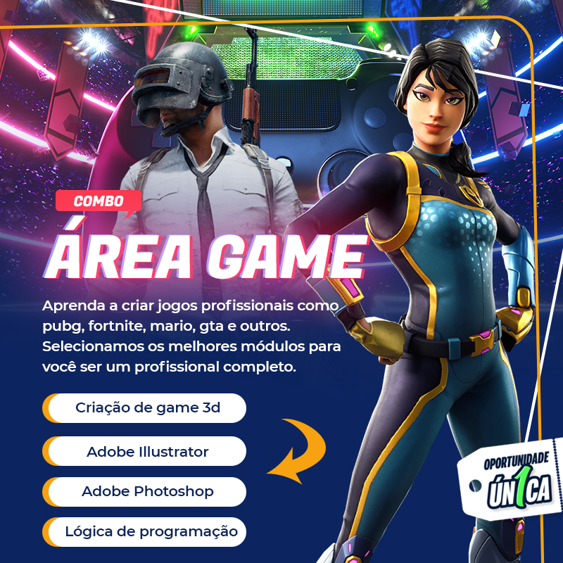 Combo Arena Games - Unitec Educação e Trabalho | Hotmart