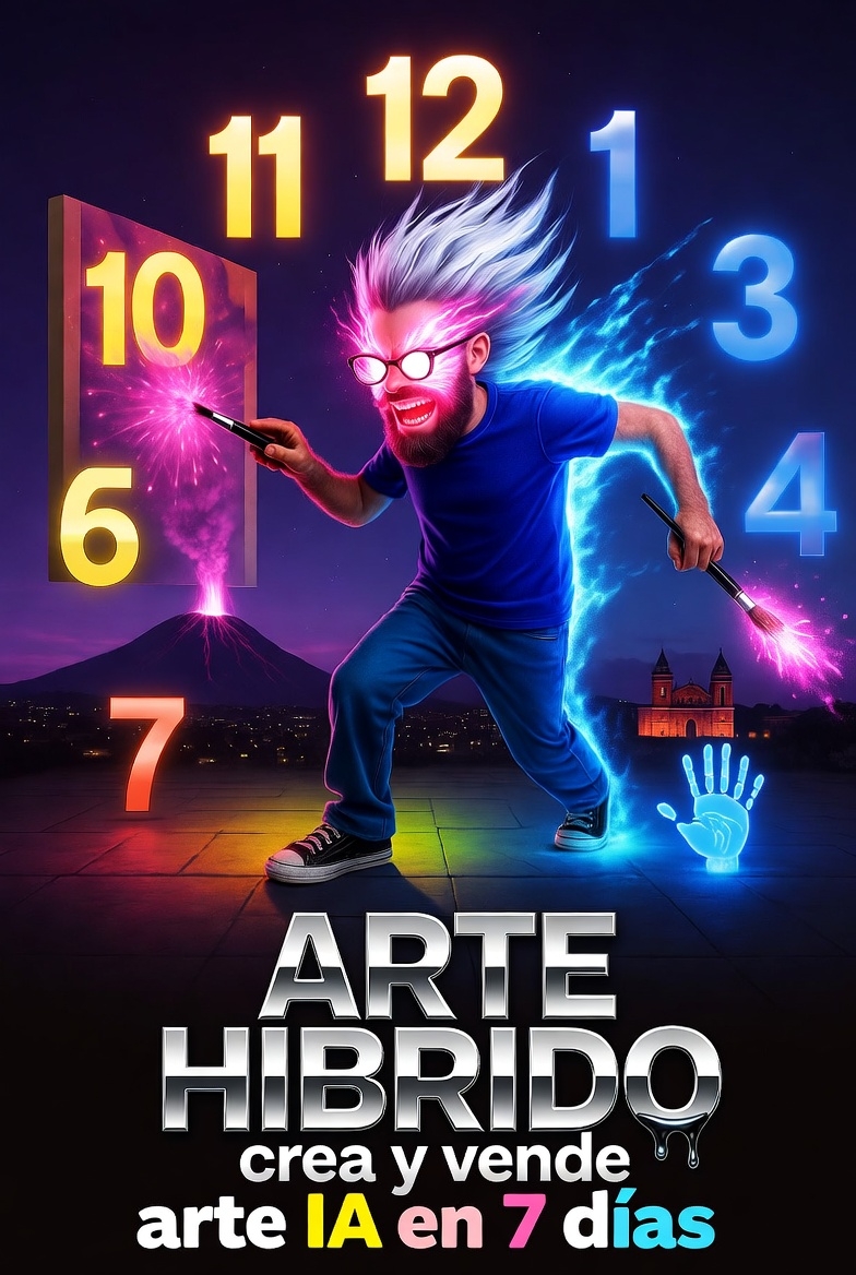 Arte híbrido crea y vende arte IA en 7 días - Yomar Camilo Burbano...