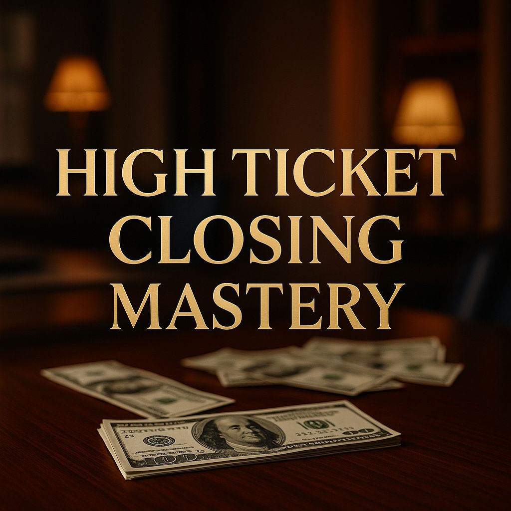 High Ticket Closing Mastery - Joaquin Mendez | Hotmart