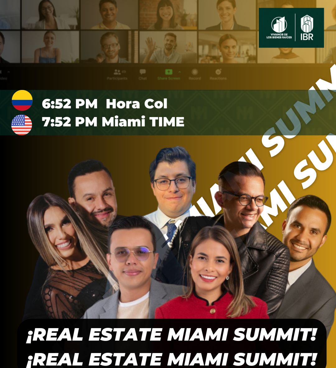 Real Estate Miami Summit - Instituto de Bienes Raíces LLC | Hotmart