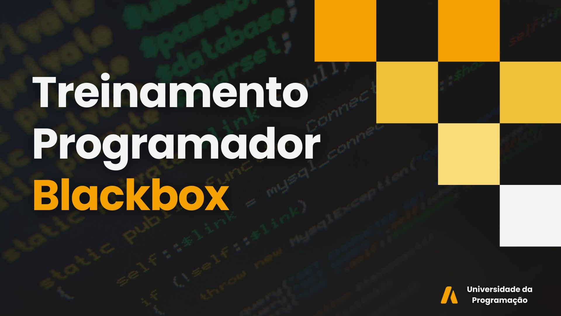 Treinamento Programador BlackBox