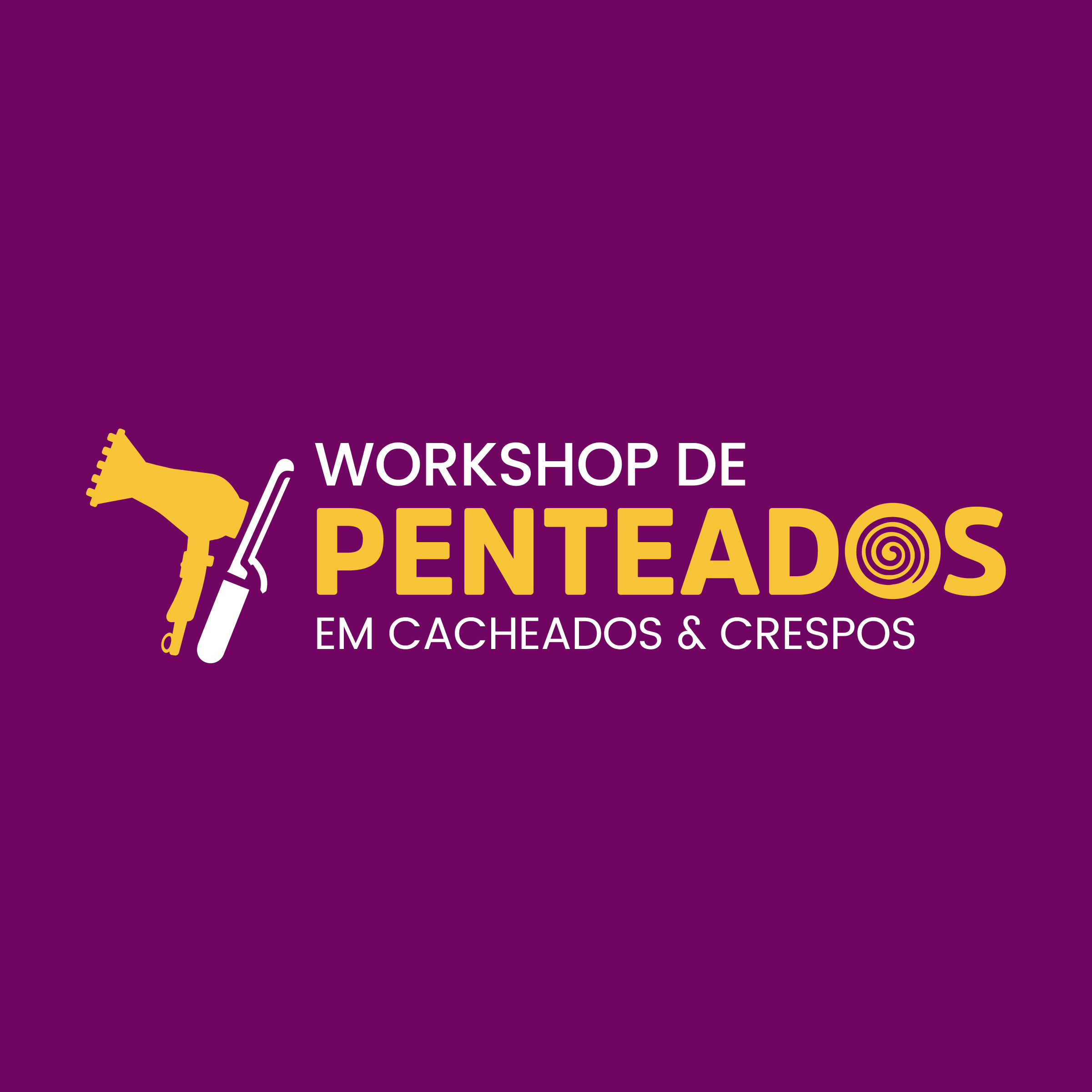 Workshop de Penteados em Cachos e Crespos