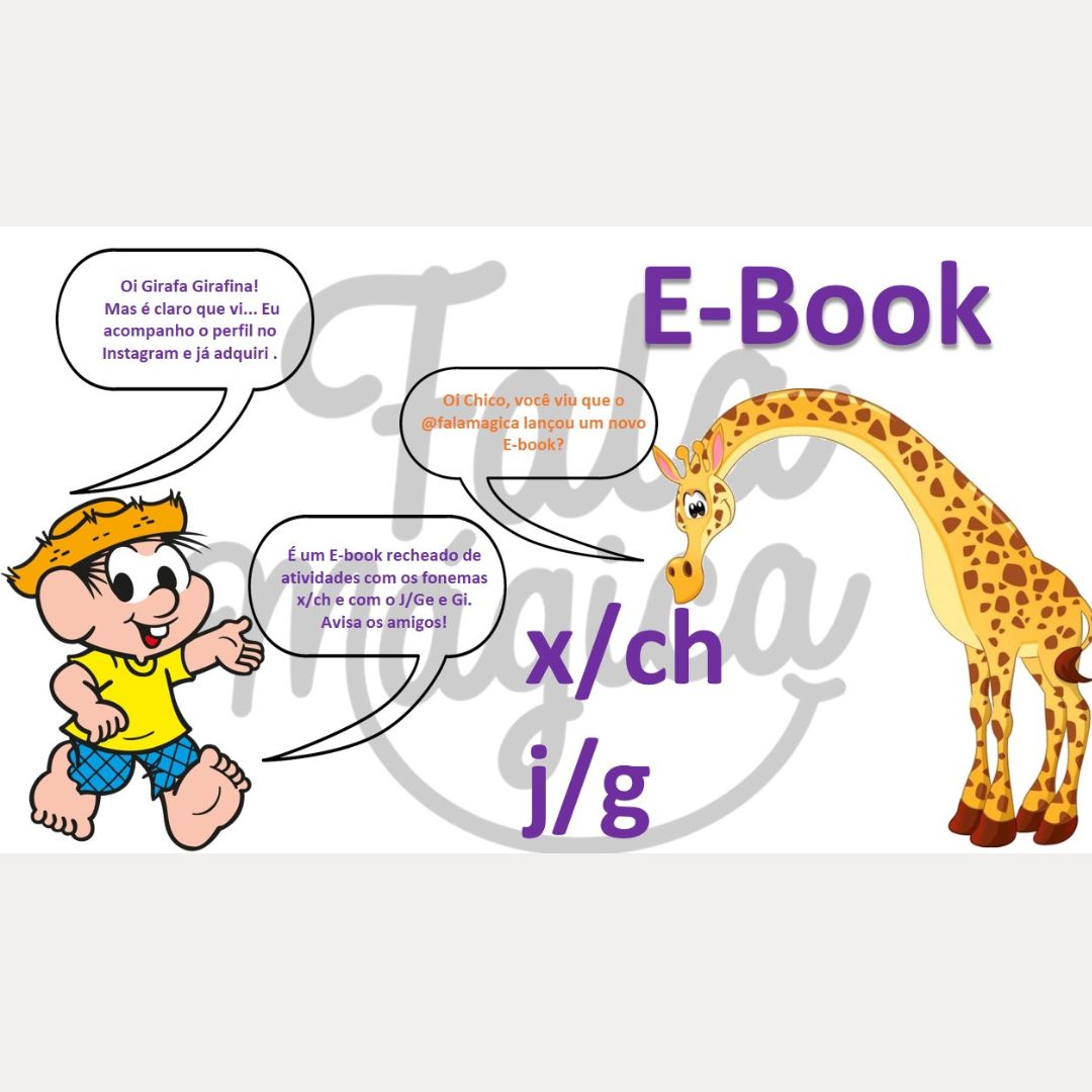 E-BOOK /X, CH/ E /J, G/ - Fala Mágica - Mari e Vanessa | Hotmart