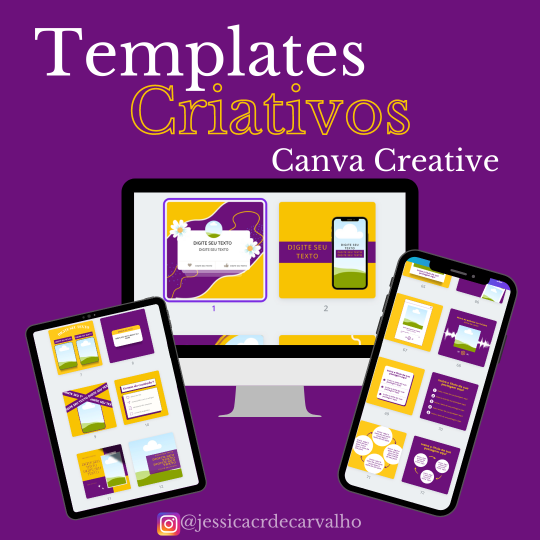 Canva Creative : Templates criativos - Jessica Carolina Rodrigues ...