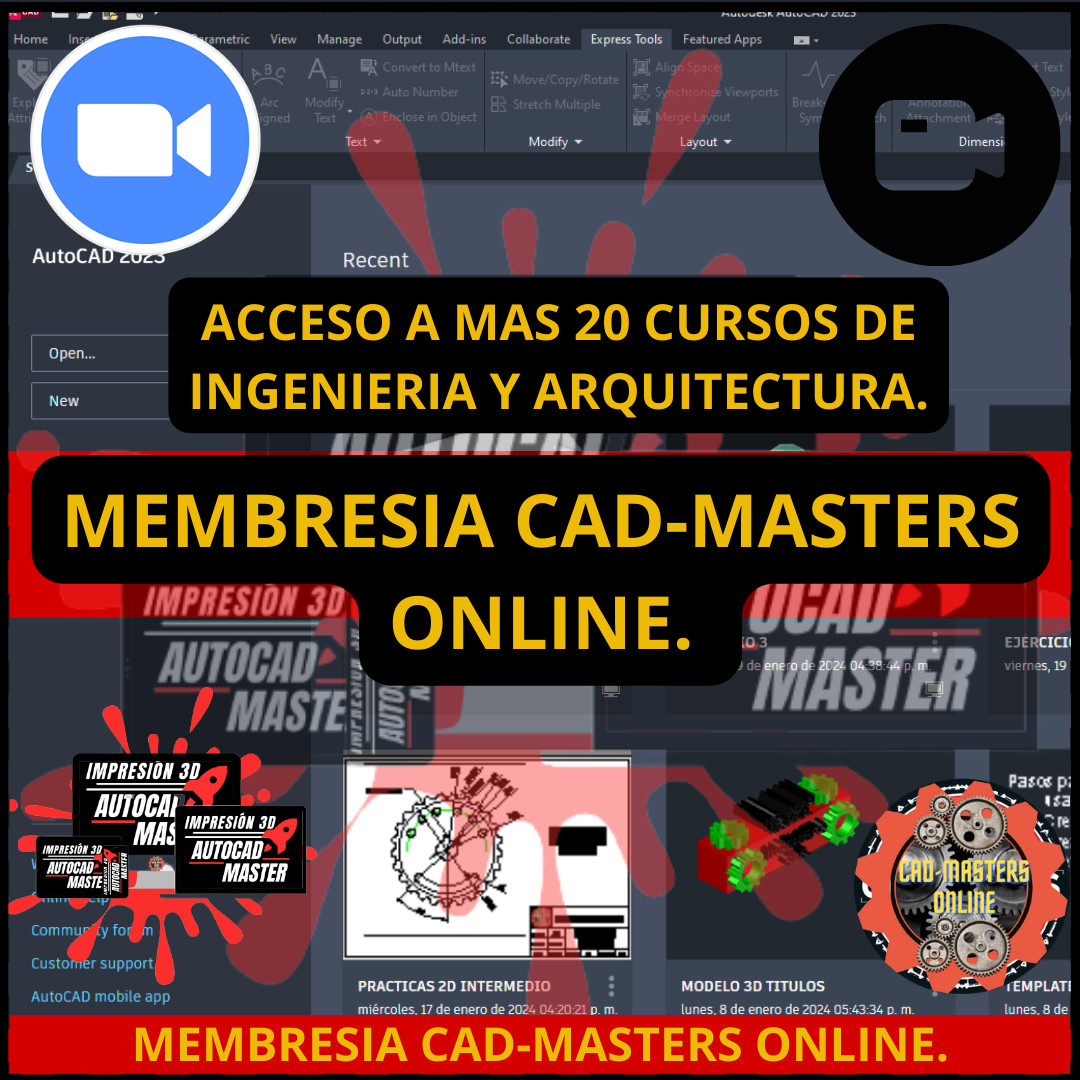 MEMBRESIA CAD-MASTERS ONLINE ELITE
