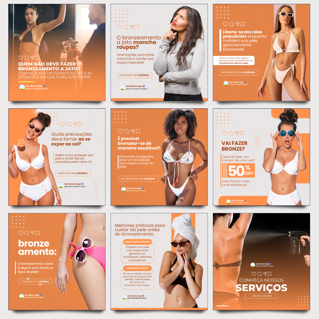 PACK BRONZEAMENTO A JATO & NATURAL