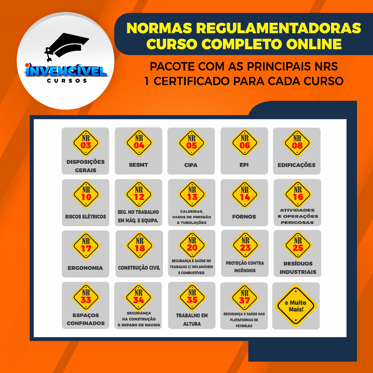 PACOTE DE NRS - Portal Invencível Cursos | Hotmart