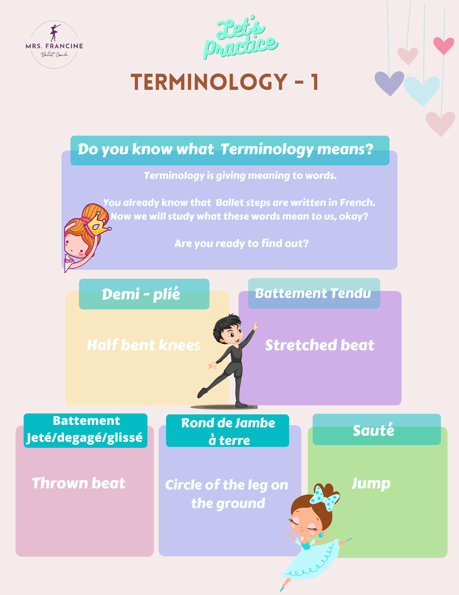 Ballet Terminology for Kids 1 - Francine Marques | Hotmart