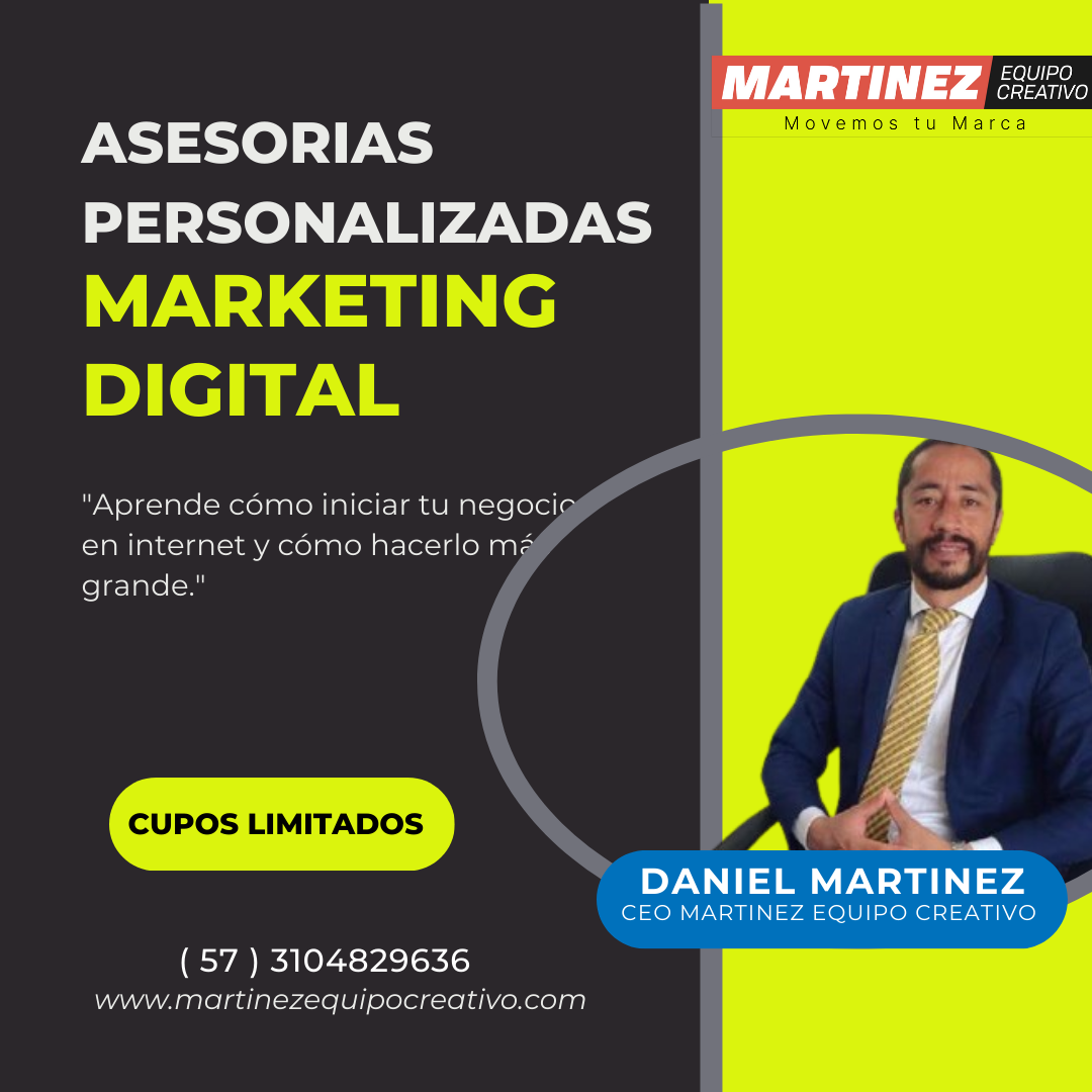 Asesoria Personalizada - Martinez Equipo Creativo | Hotmart