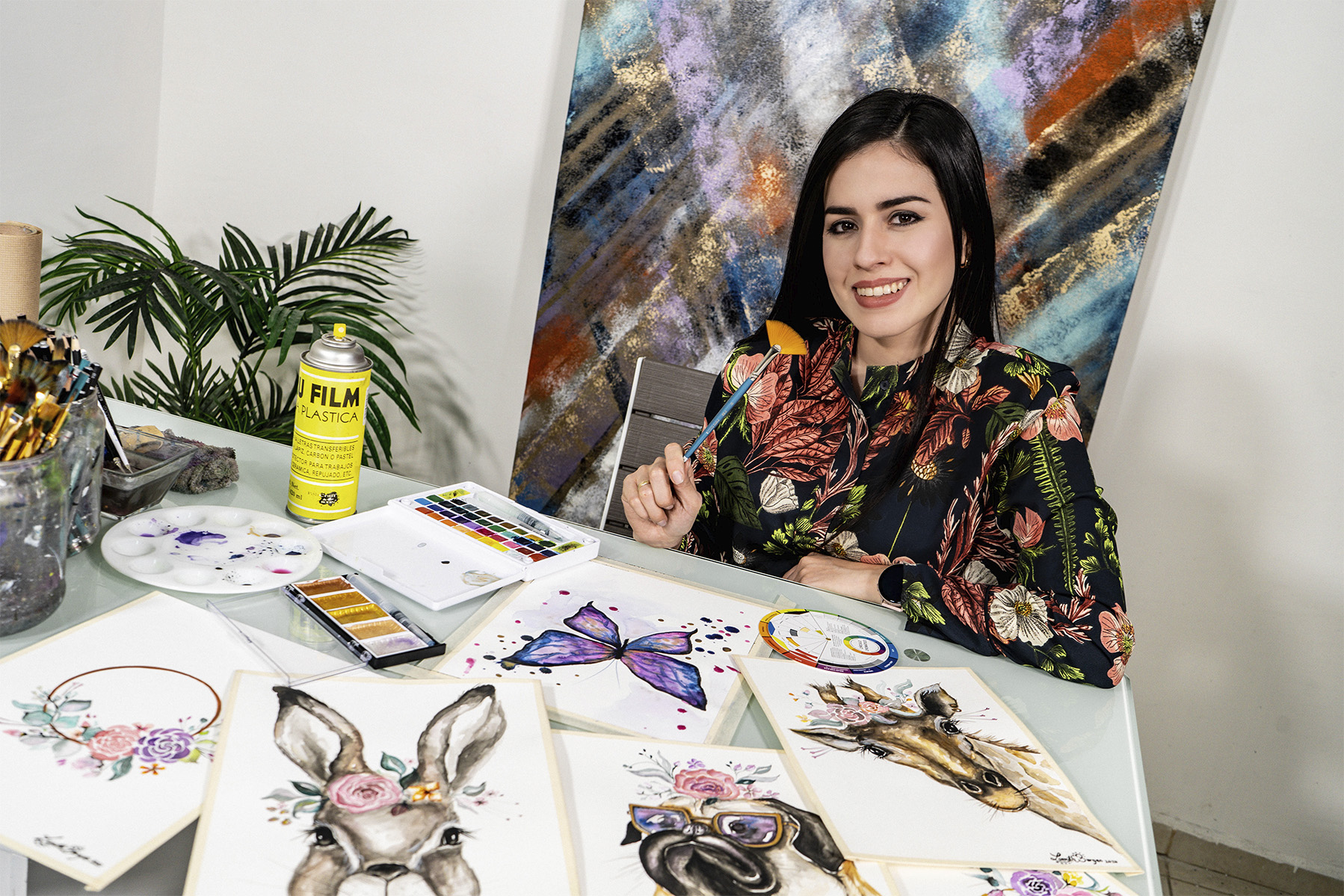 Curso Acuarela desde Cero - Leenith Borges - Arte | Hotmart