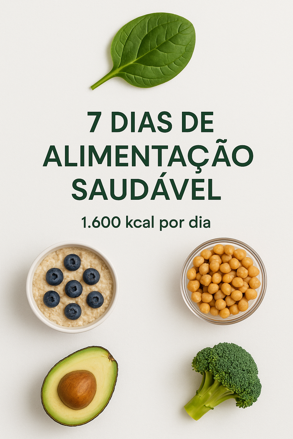 E-book: 7 Dias de Alimentação Saudável - 1.600 kcal por dia - Vande...