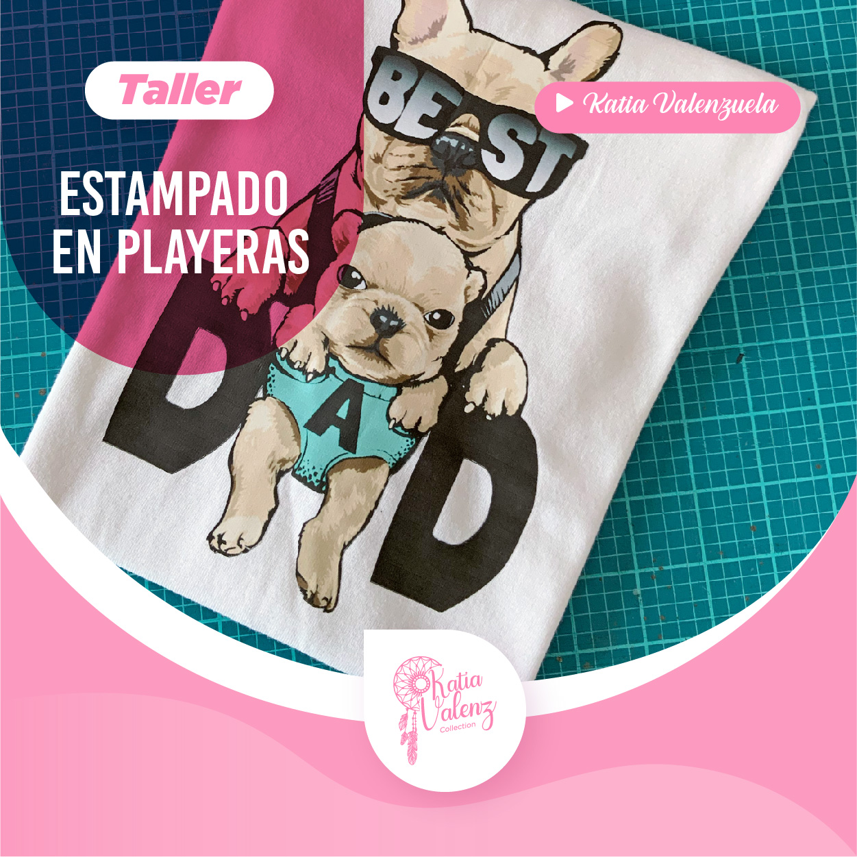 Taller de Estampado en Playeras - Katia Valenzuela | Hotmart