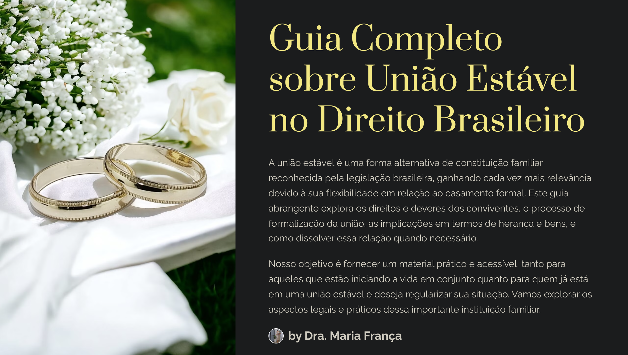 Guia pratico sobre união estavel - MARIA JOSÉ DE FRANÇA SANTOS | Ho... Guia pratico sobre união estavel - MARIA JOSÉ DE FRANÇA SANTOS | Ho...