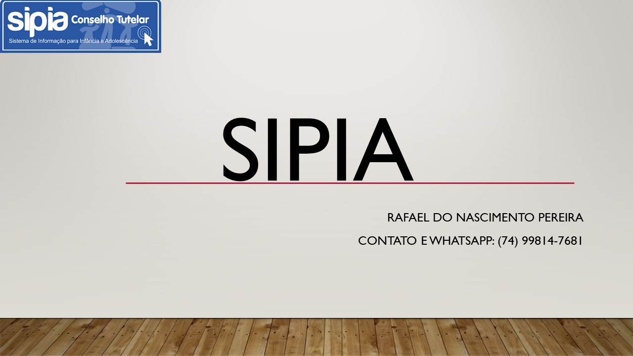 SIPIA para Conselheiros Tutelares