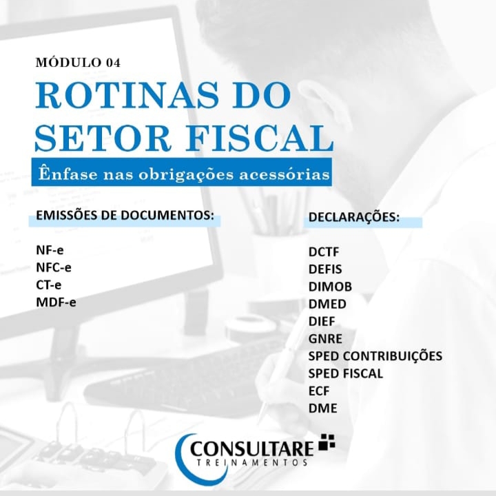MÓDULO 4 ROTINAS DO SETOR FISCAL NA PRÁTICA (ÊNFASE NAS OBRIGAÇÕES ...