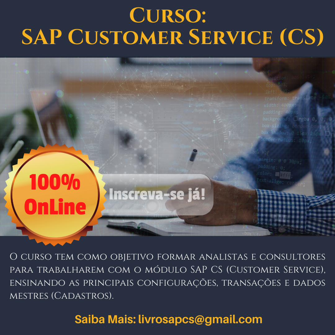 Curso SAP Customer Service (CS) - Eliel Silveira | Hotmart