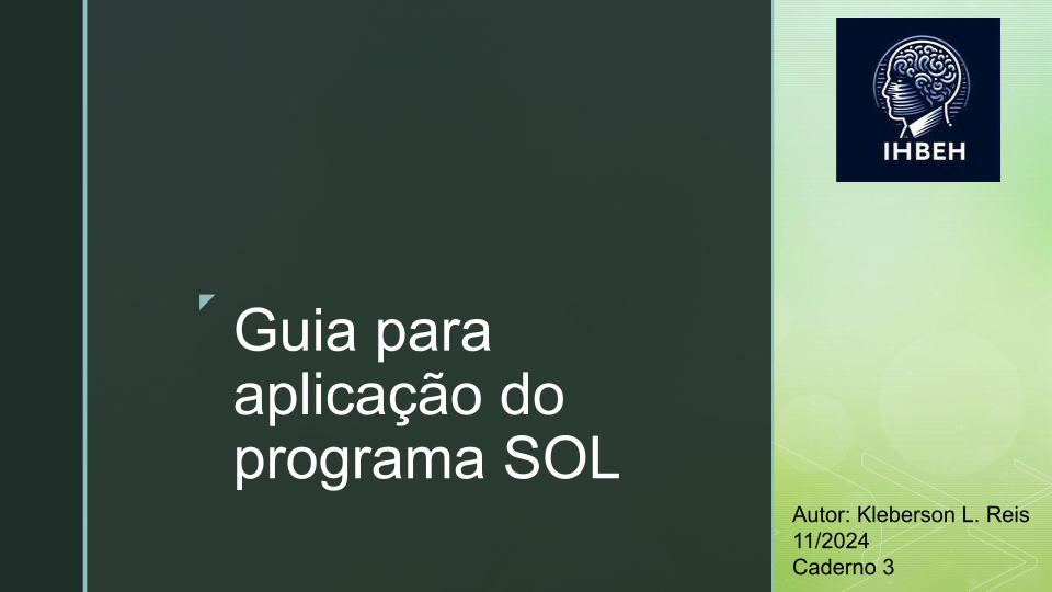 Manual para o coach um guia para aplicação do programa SOL ou outro...