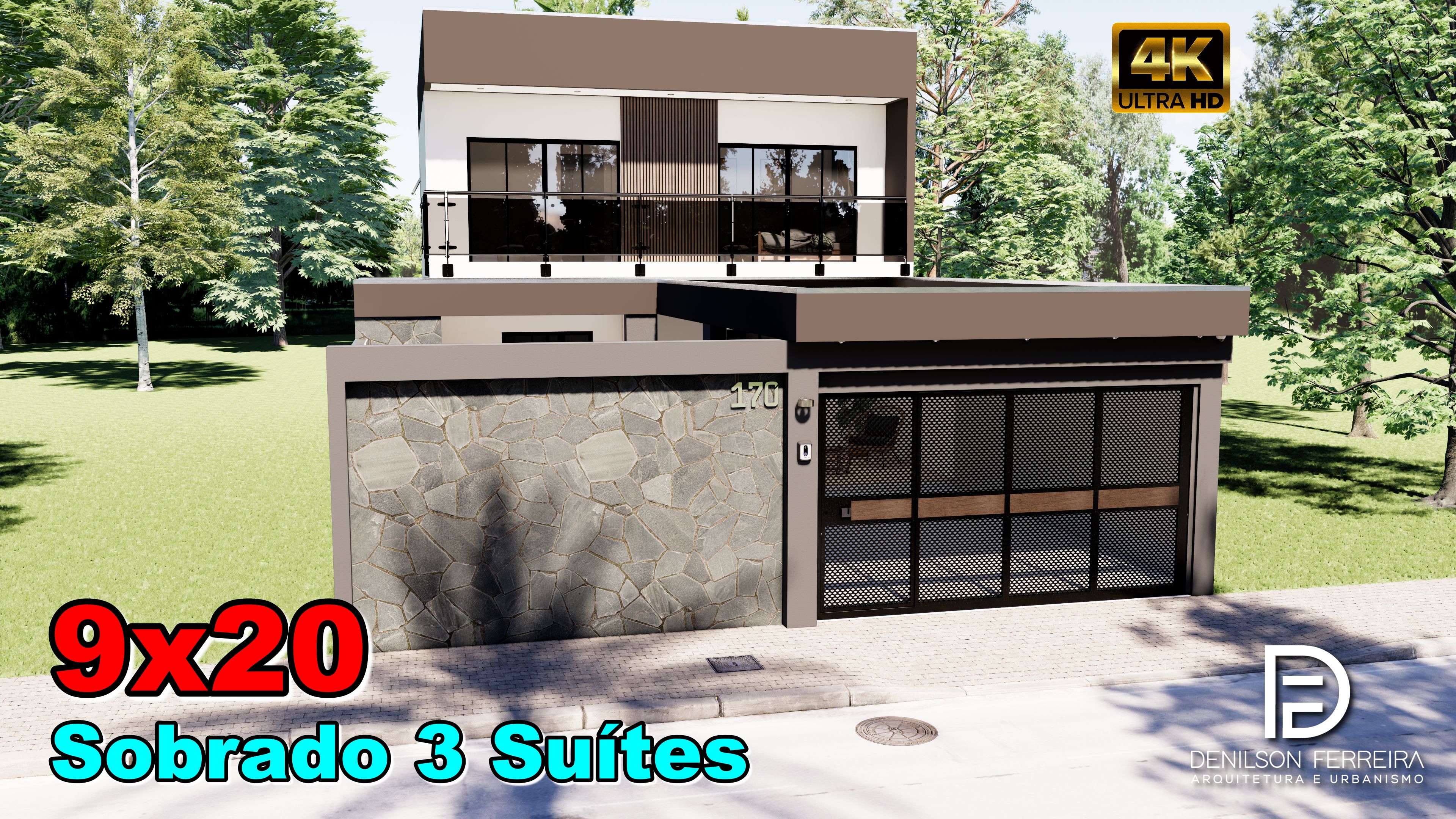 Sobrado 3 suites | Piscina | Terreno 9x20