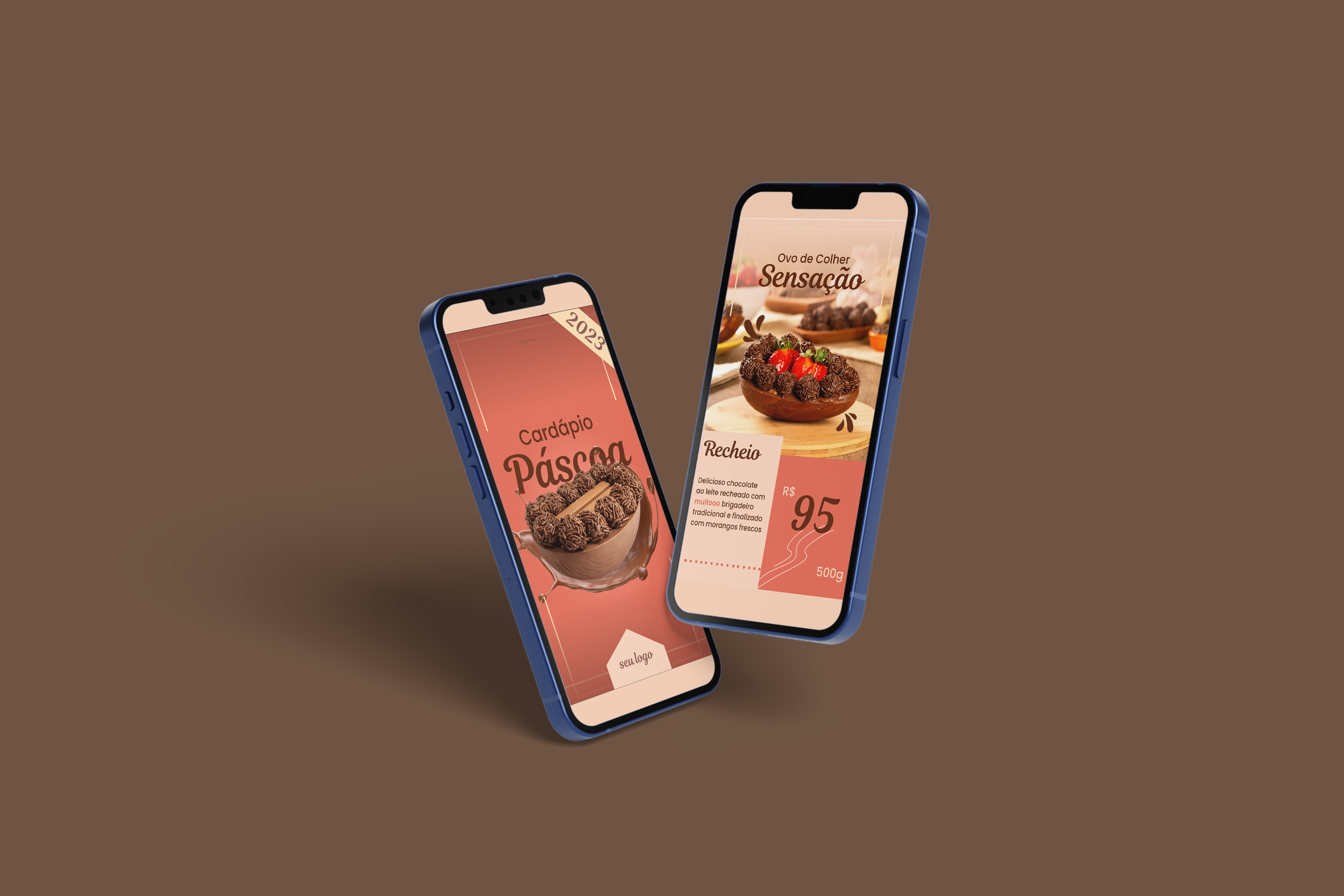 TEMPLATE CARDÁPIO DE PÁSCOA DIGITAL PERSONALIZÁVEL NO CANVA - Holya...
