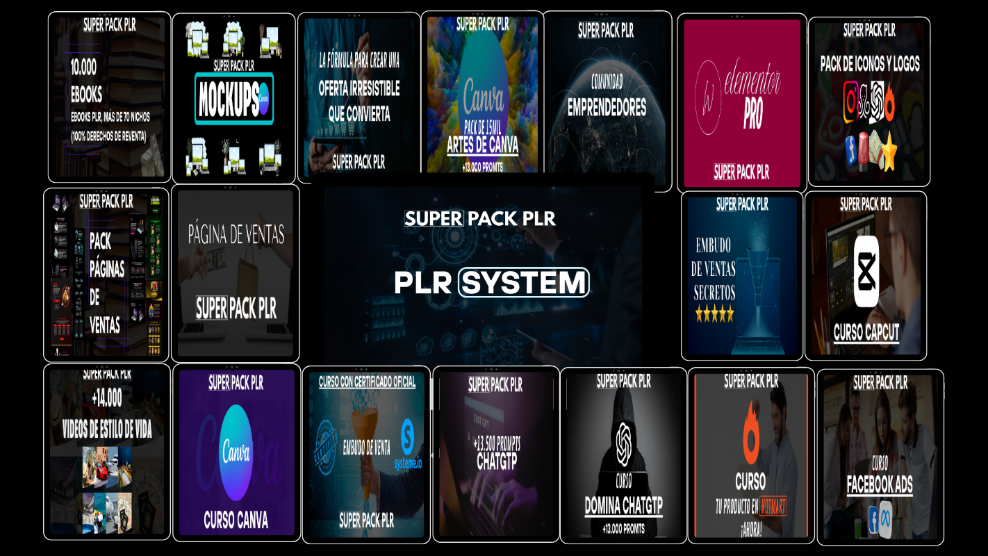SUPER PACK PLR - SUPER PACK PLR | Hotmart
