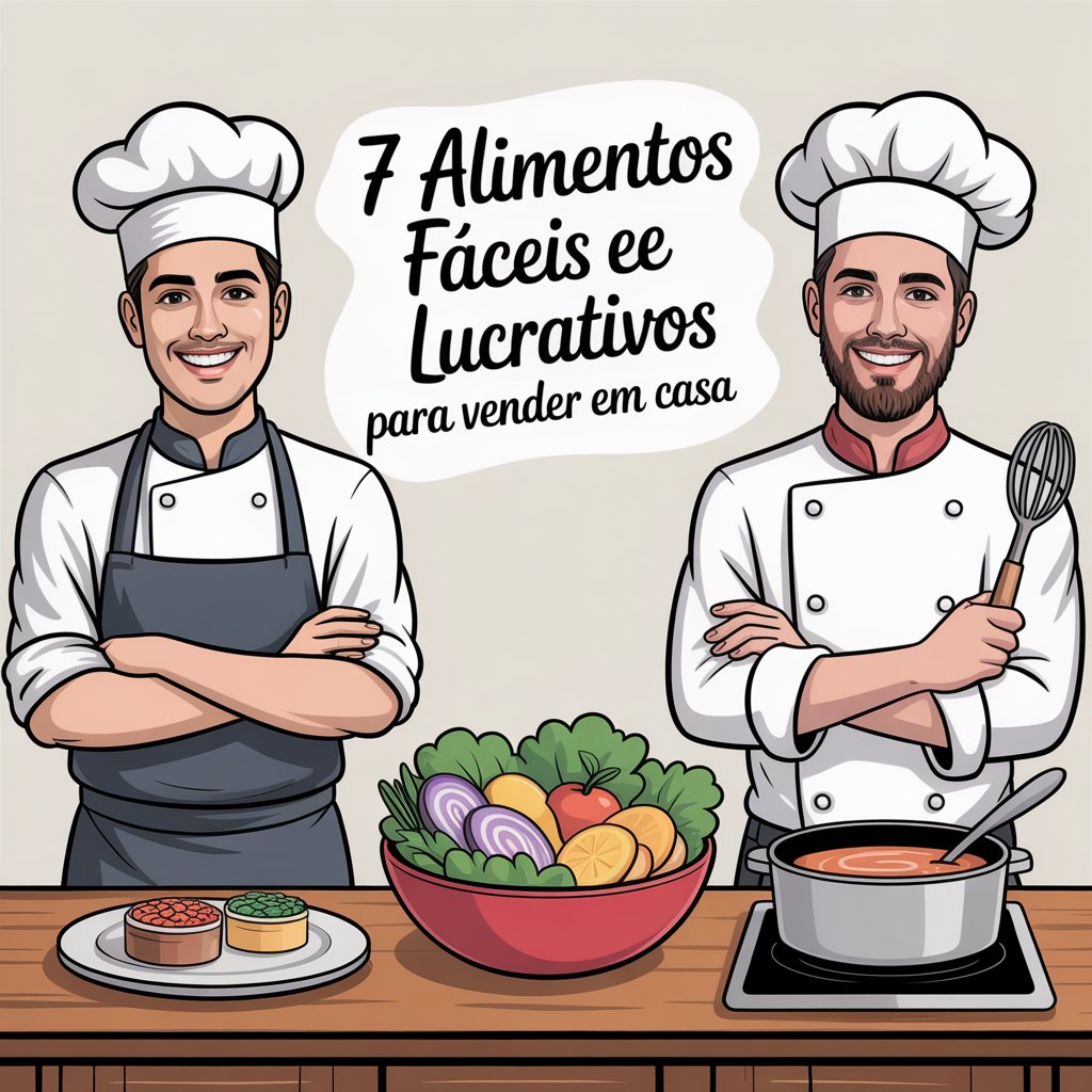 7 Alimentos Fáceis e Lucrativos para Vender em Casa - DAVI CARVALHO...