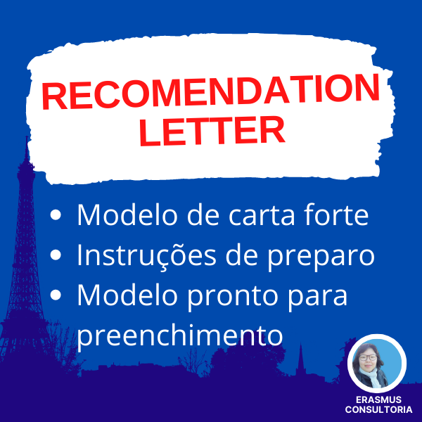 RECOMMENDATION LETTER (Modelo de carta de recomendação) - Erasmus C...