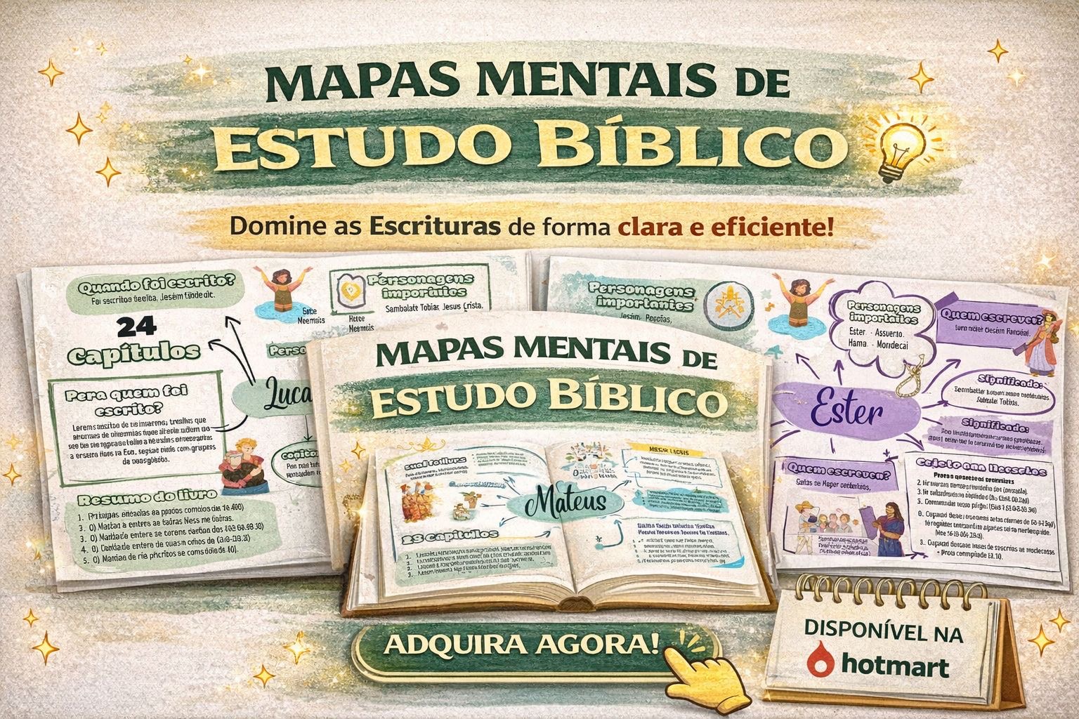 MAPA MENTAL BIBLICO DE GÊNESIS AO APOCALIPSE + BÔNUS - Pedagogia In...