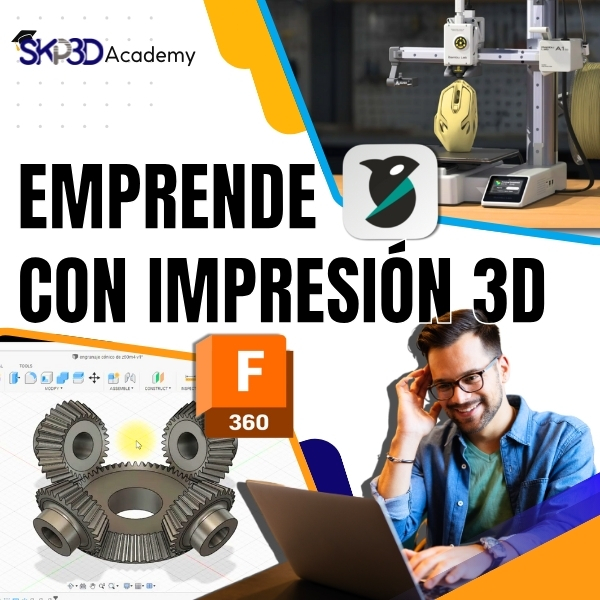 EMPRENDE CON FUSION 360 E IMPRESIÓN 3D - Jhonny Marchan | Hotmart