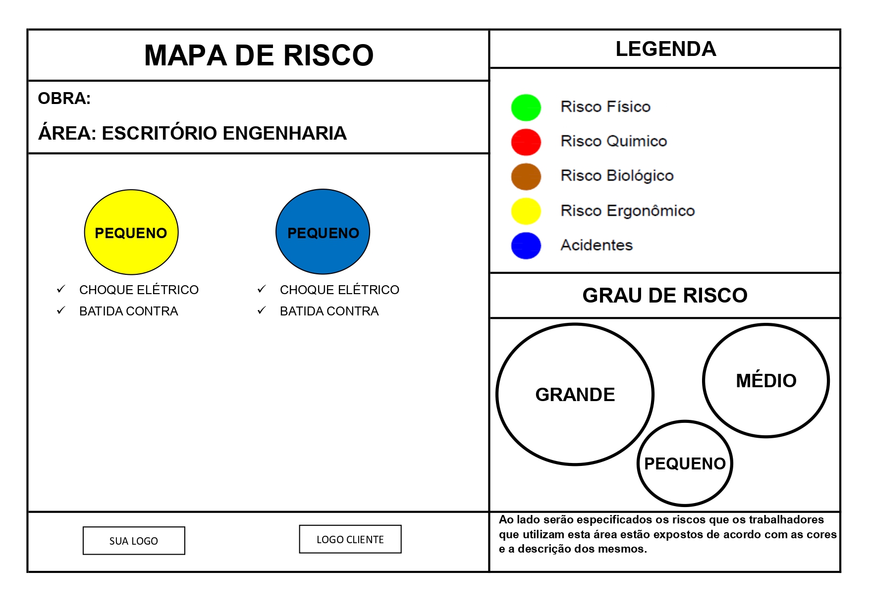 Mapa de Risco - Segurança do Trabalho - N²S_Records | Hotmart