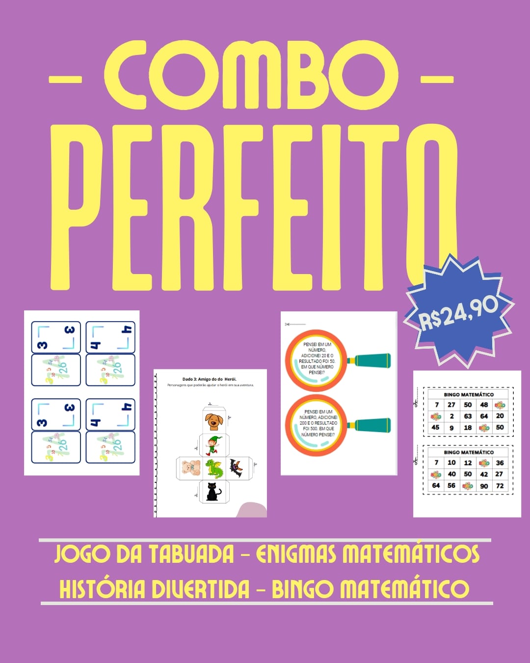 COMBO PERFEITO - Caroline Cristina Fernandes Silva | Hotmart