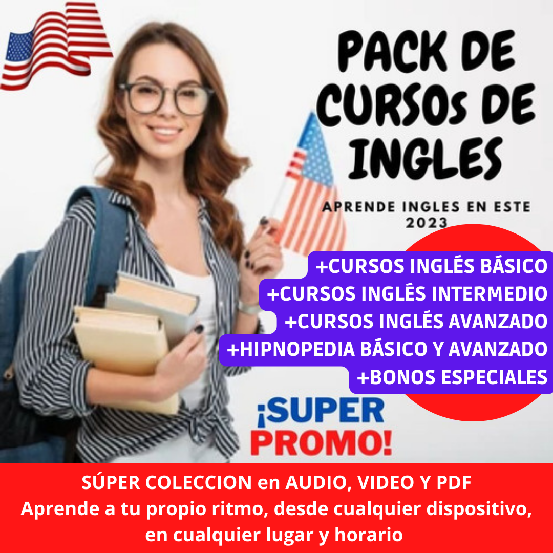 Mega Pack Cursos de Ingles + Bonos - Conocimiento Digital | Hotmart