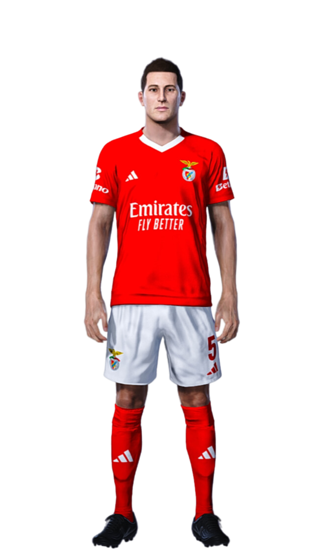 Benfica Kit do uniforme 24/25 para PES2021 e PES2018 PC - Felipe Do...