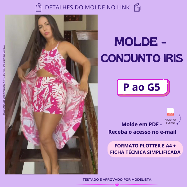 Molde Conjunto Iris