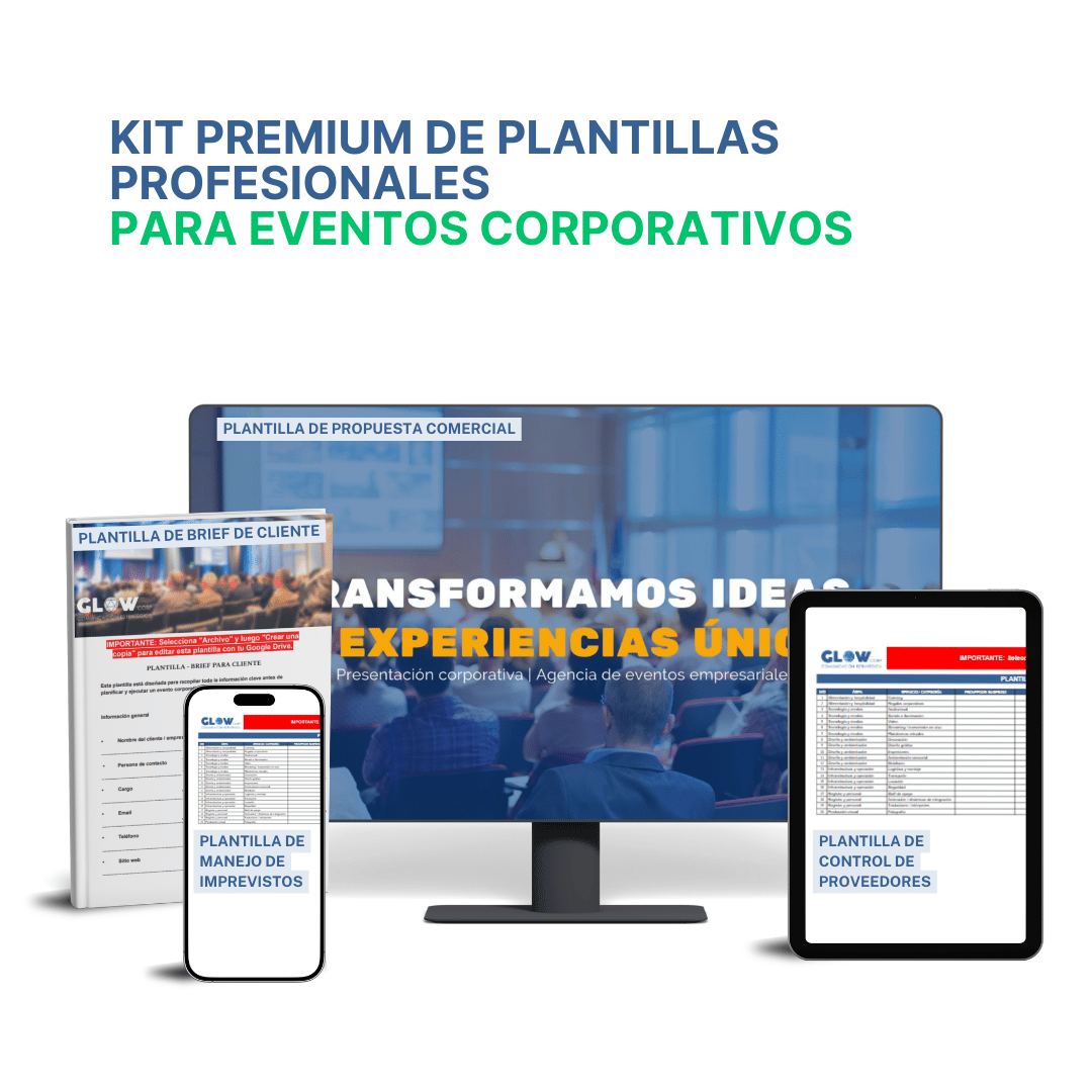 Kit Premium de Plantillas para Eventos Corporativos - Jimena Monter...