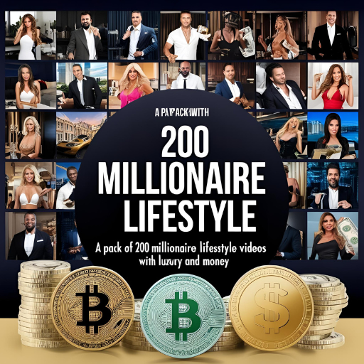Exclusive Millionaire Lifestyle Pack 💎 200+ Luxury and Success...