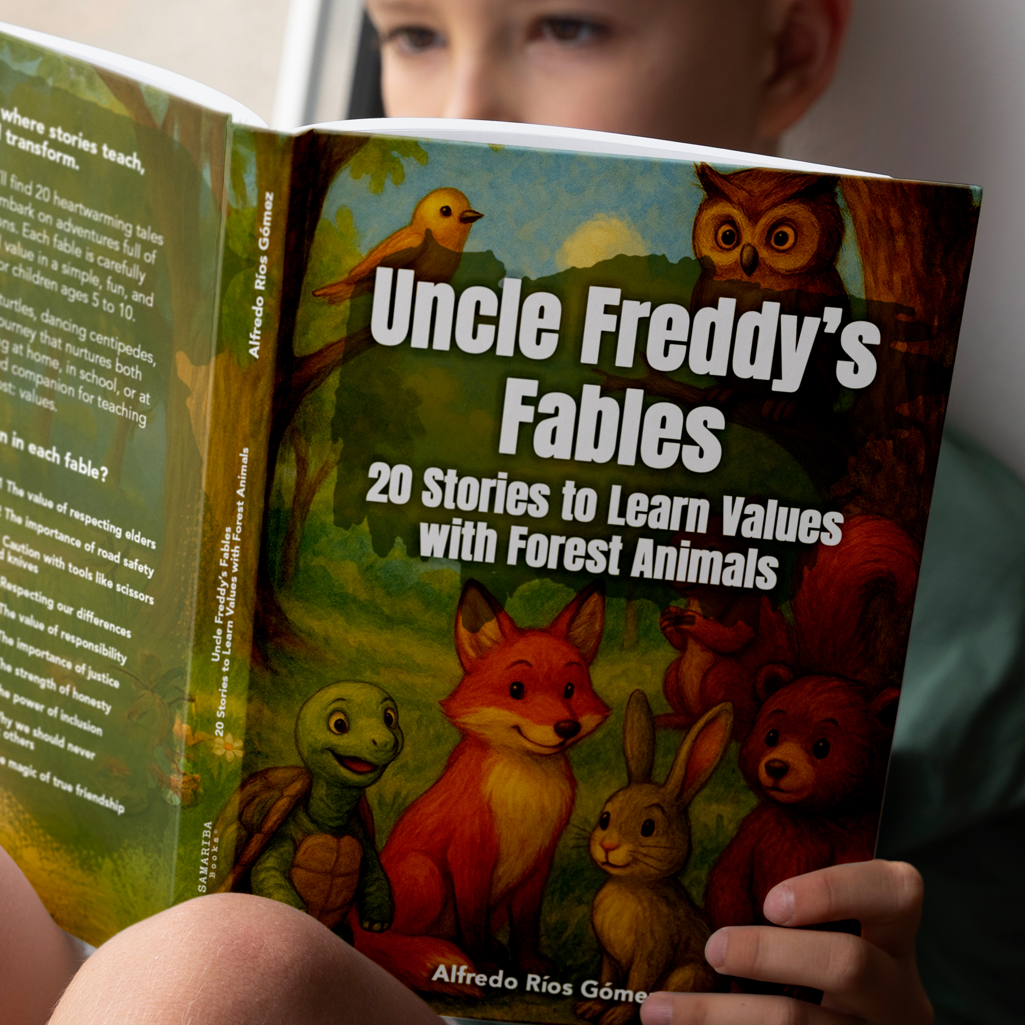 Uncle Freddy’s Fables: 20 Stories to Learn Values with Forest Anima...