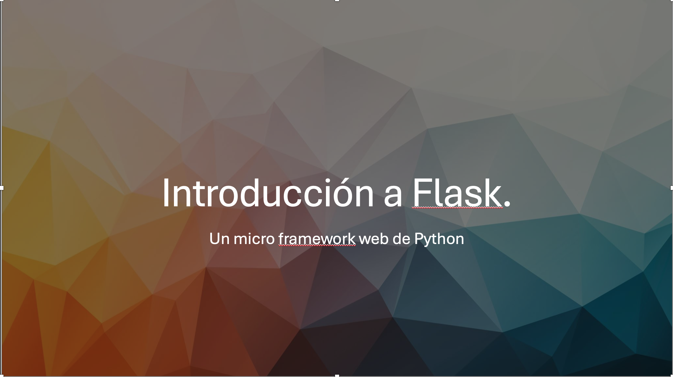 Introducción a Flask, un microframework para aplicaciones web con P...