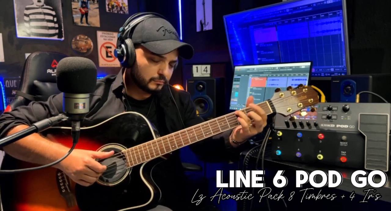 LINE 6 POD GO PRESETS PARA VIOLAO LZ ACOUSTIC PACK 8 TIMBRES + IRS ...