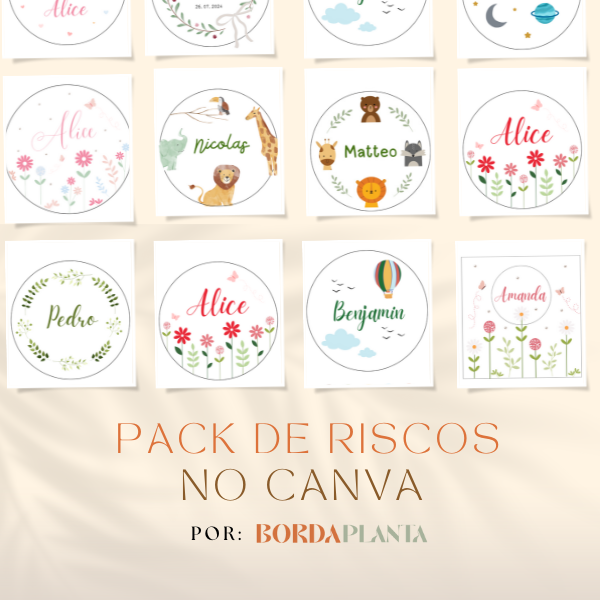 PACK DE RISCOS PARA BORDAR NO CANVA 3.0 - Alícia Peres | Hotmart