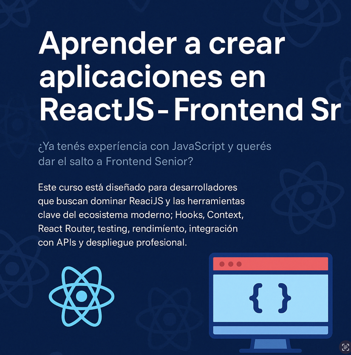 Aprender a crear aplicaciones en ReactJS - Frontend Sr - Enzo Norbe...