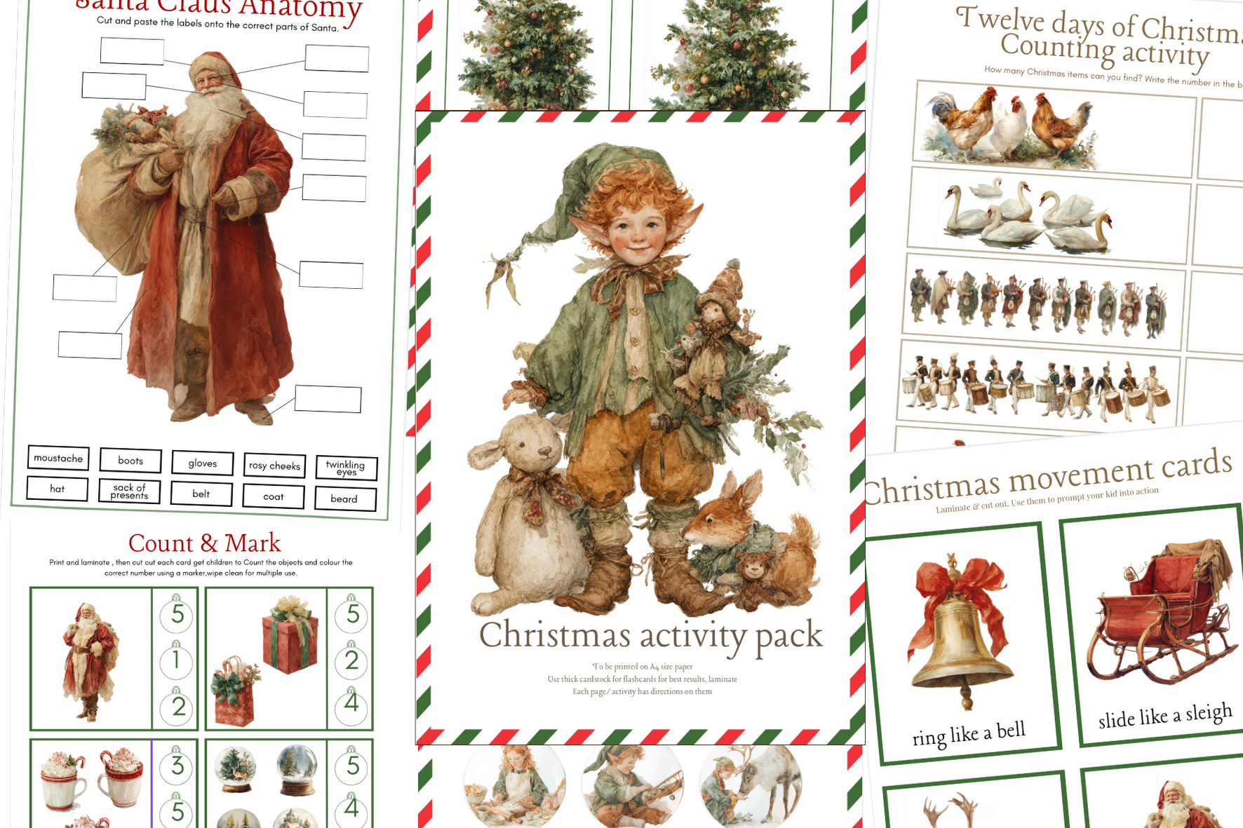 Christmas Activity Pack – 70+ Print & Go Learning Activities fo...