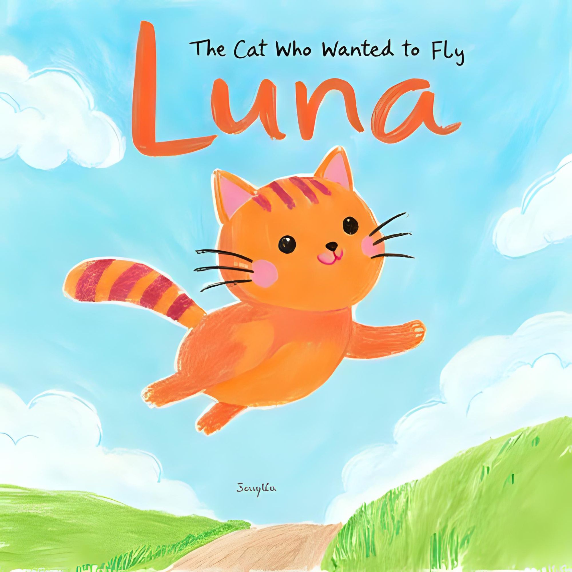 Luna, the cat who wanted to fly